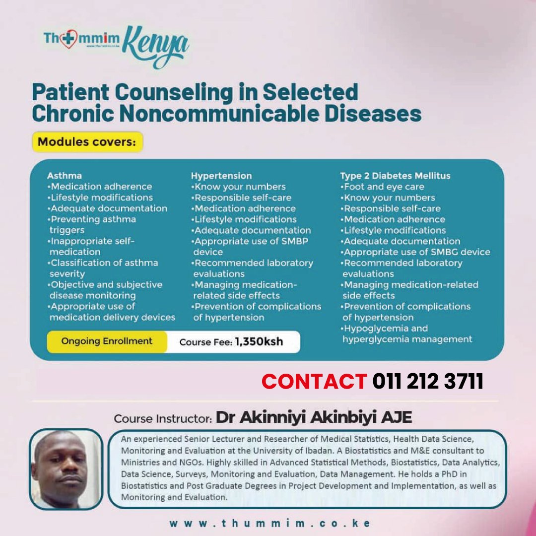 Patient Counselling In Selected Chronic Noncommunicable Diseases