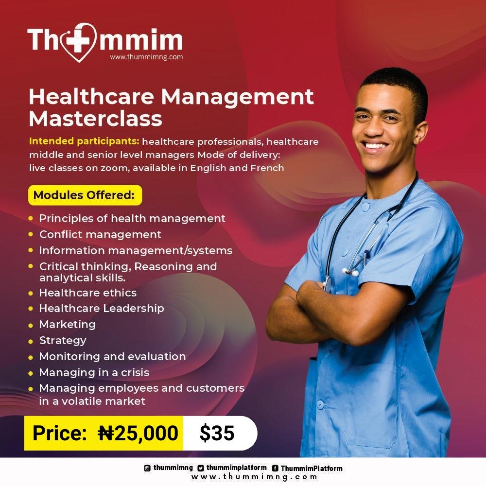 Healthcare Managment Course